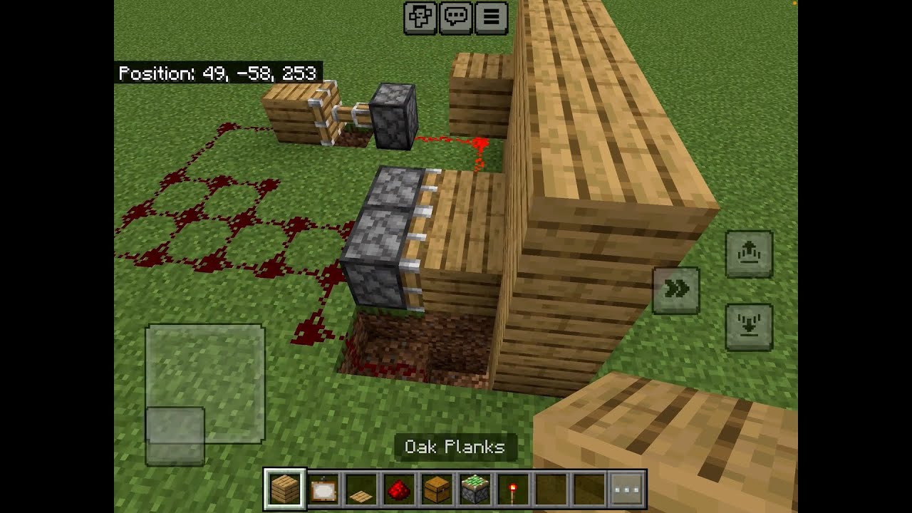 Secret redstone chest - Minecraft Pocket Edition - YouTube