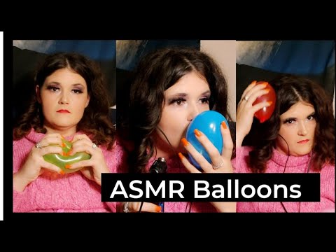 ASMR With Tiny Balloons 🎈 Inflation, Tapping, Rubbing, Squeezing, Even ...
