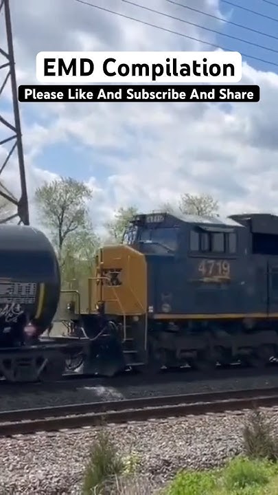 EMD Compilation #railfans #trains - YouTube