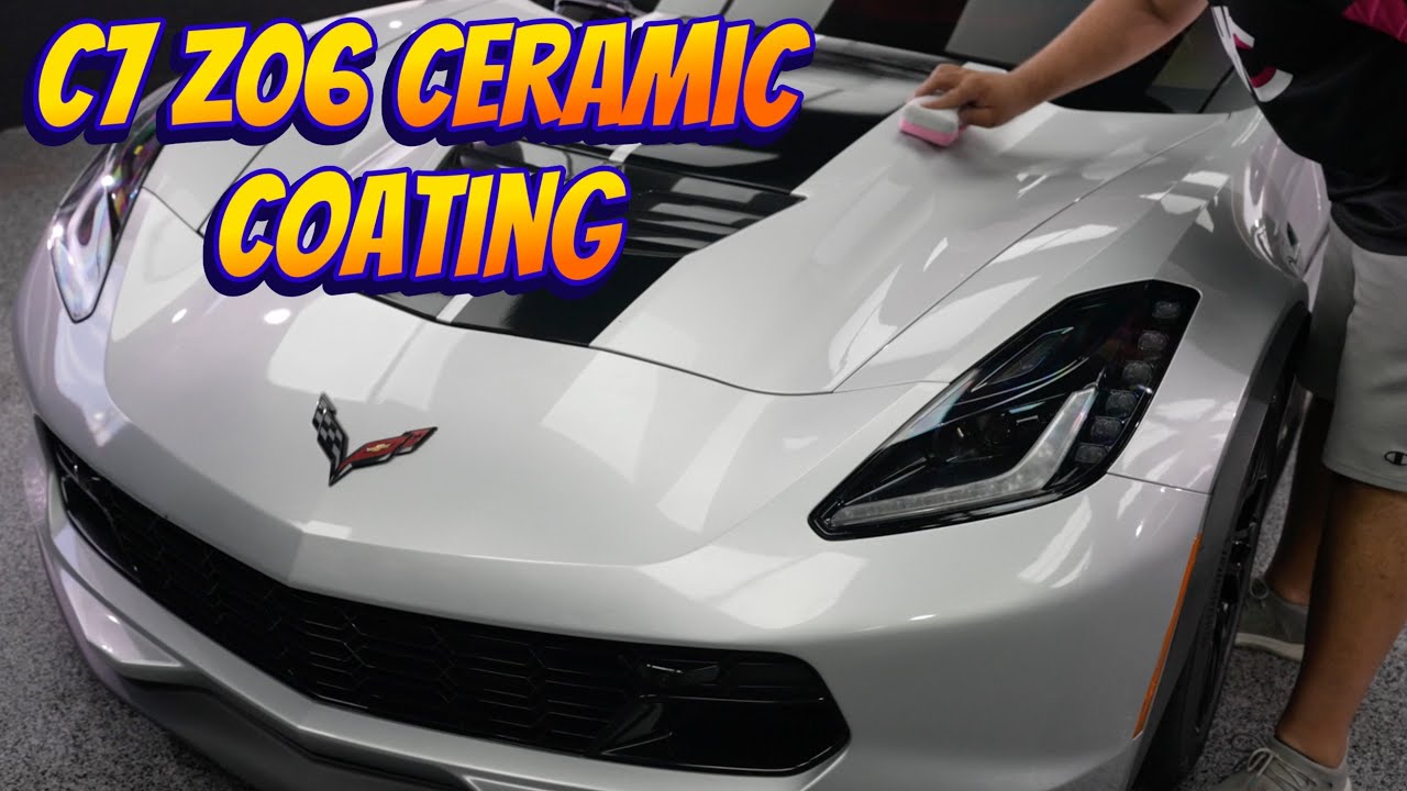 Polishing & ceramic coating a 2019 C7 Corvette Z06 || Serving Killeen ...