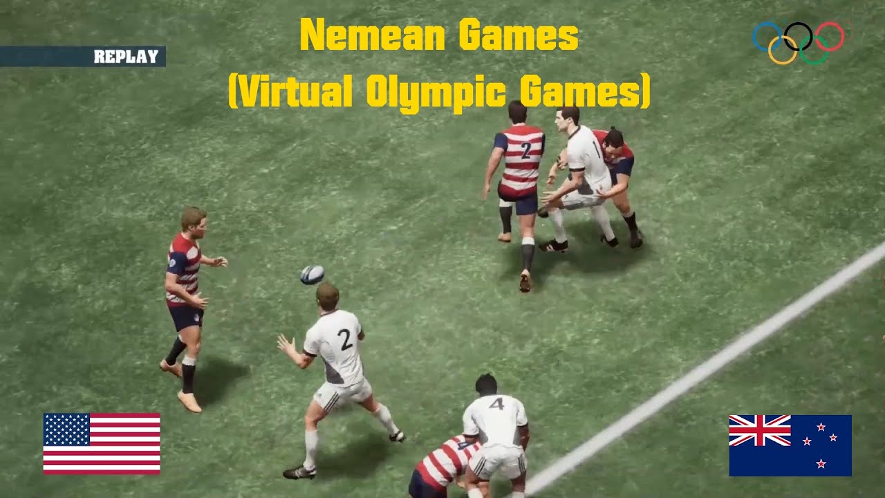 USA 🇺🇸 vs New Zealand 🇳🇿 Group B 🏉 Rugby 7s Men 🏉 Nemean Games - YouTube