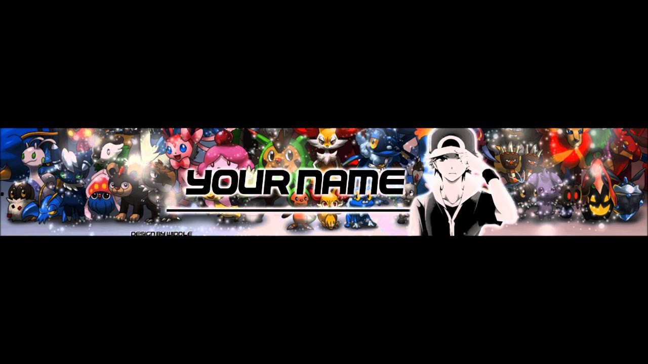 TEMPLATE BANNER POKEMON BY WIDDLE [FREE DOWNLOAD] - YouTube