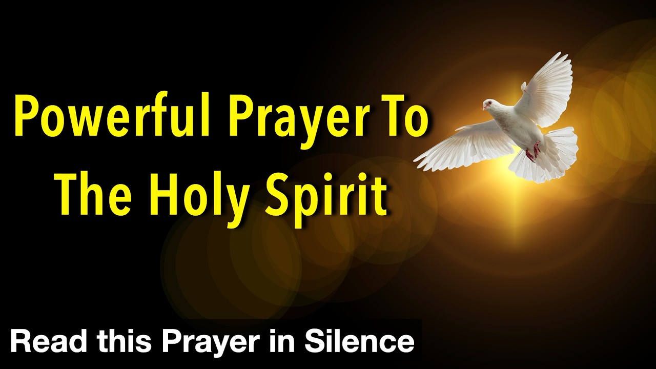 Powerful Prayer to the Holy Spirit | O Holy Spirit, our help, fill us ...