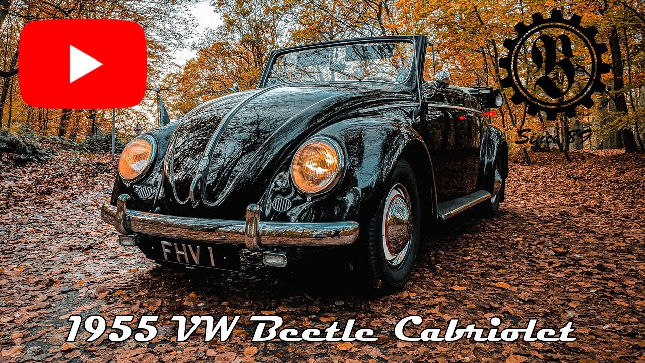 Beautiful 1955 VW Beetle Cabriolet - YouTube