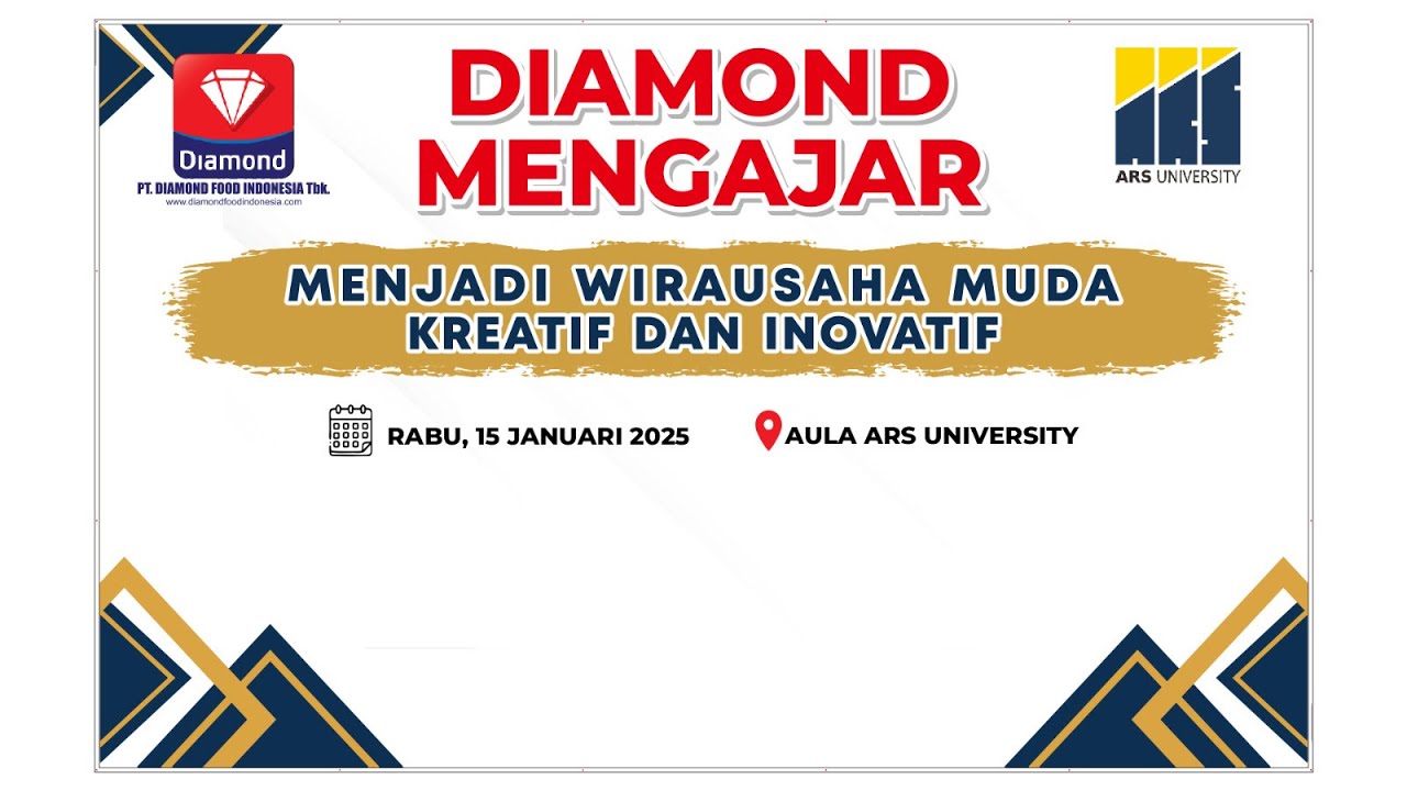 Diamond Mengajar (Menjadi Wirausaha Muda Kreatif & Inovatif) - YouTube