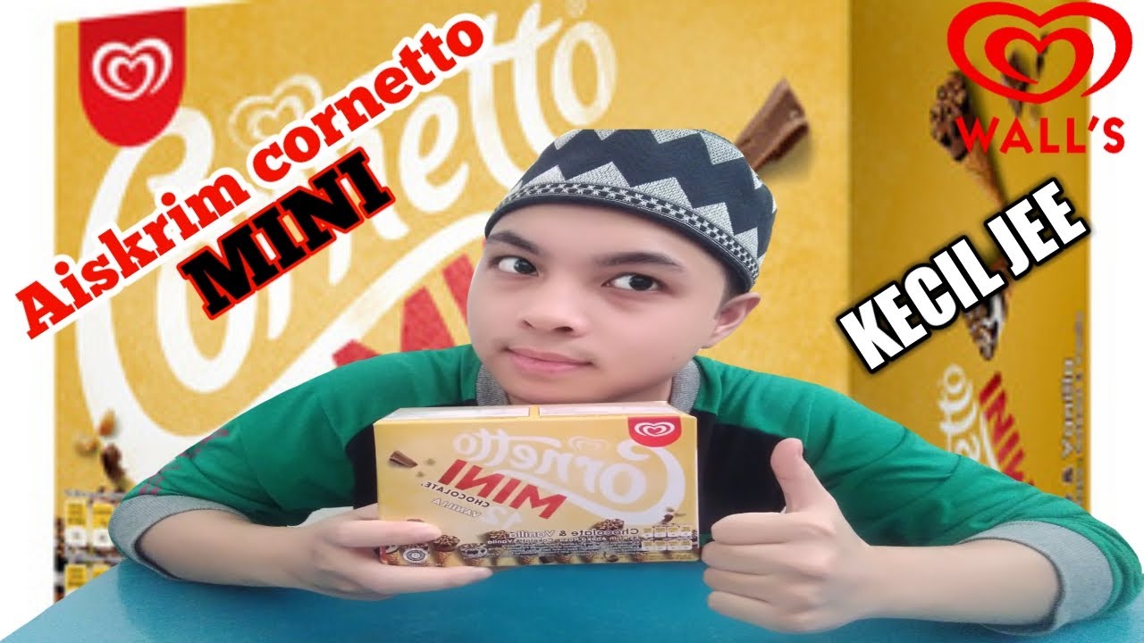 Aiskrim cornetto mini - YouTube