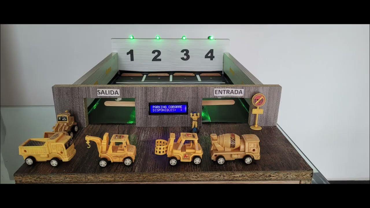 Proyecto parqueadero con Arduino - YouTube