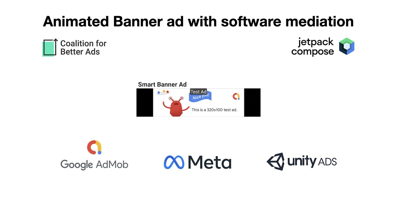 Animated Jetpack Compose Banner Ad With Software Mediation Github Code