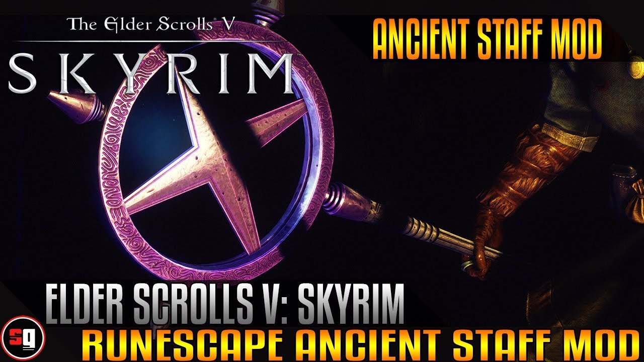 Skyrim - Ancient Staff Mod - YouTube