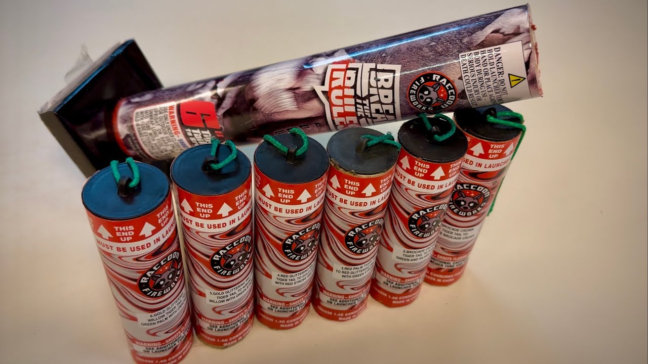 BREAK THE RULES 6” CANISTER SHELLS (VERY GOOD) - YouTube