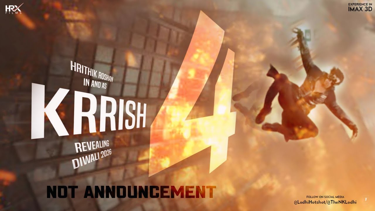 Krrish 4 not announcement | Hrithik Roshan's Krrish 4 new updates - YouTube