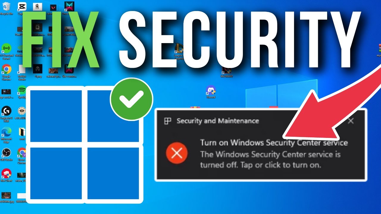 How To Fix Windows Security Center Service Is Missing Or Turned Off ...