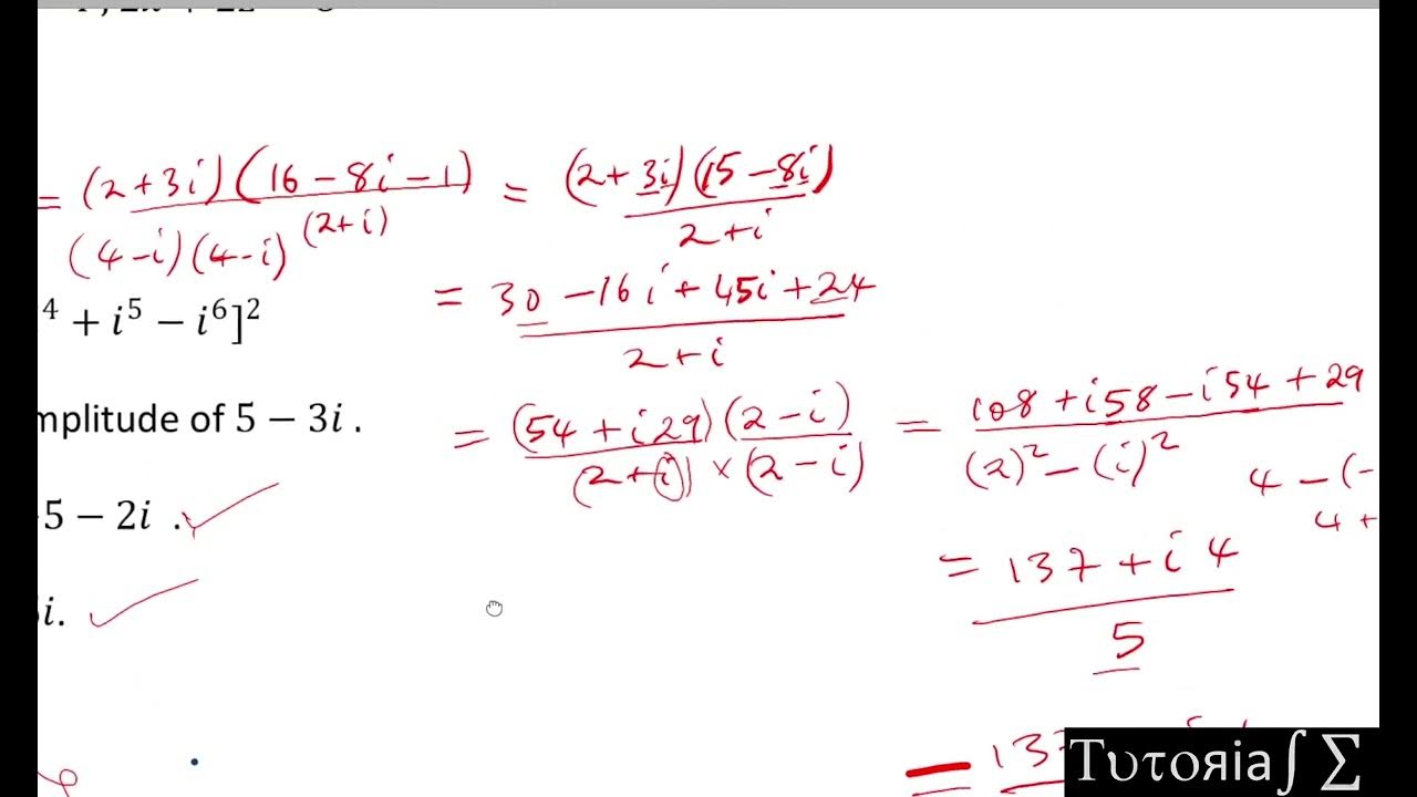 roots of complex numbers, and how to simplify complex number - YouTube