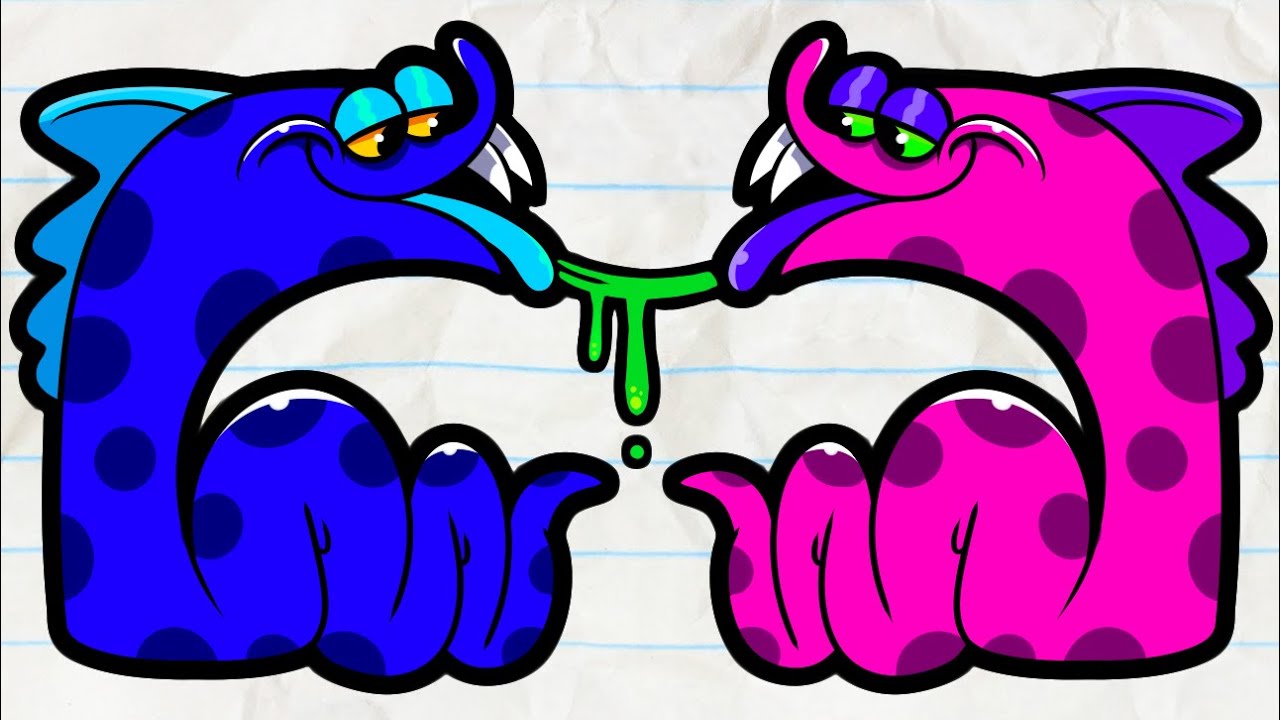 "I Don't Wanna Kiss A Thing" Pencilmate & Pencilmiss FALL IN LOVE ...