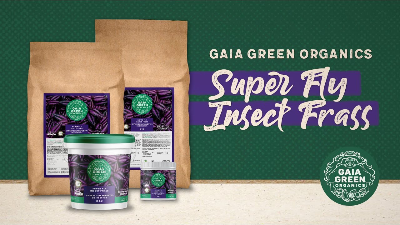 Gaia Green Organics - Super Fly Insect Frass - YouTube