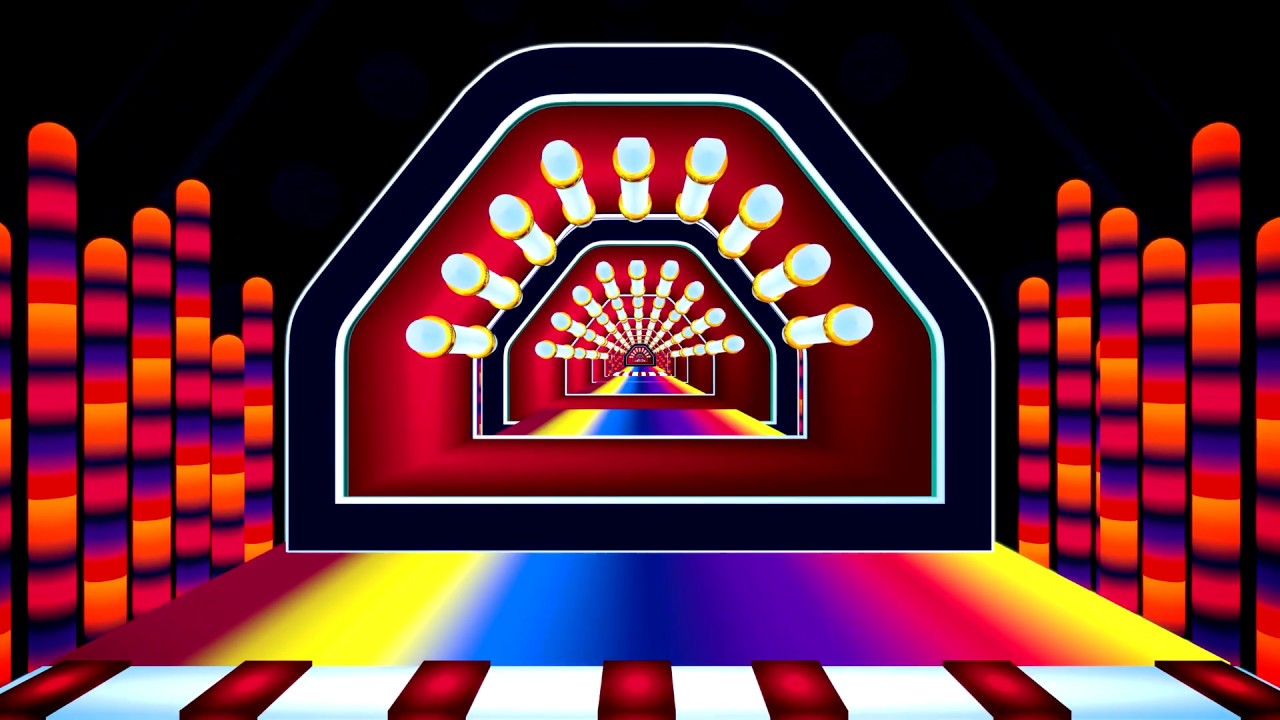 4k Abstract 3D Music Beats Tunnel VJ Motion Background || VJ Loops For ...