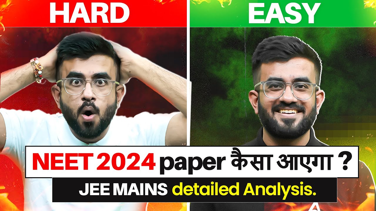 NEET 2024 paper predictions | JEE mains 2024 analysis ...