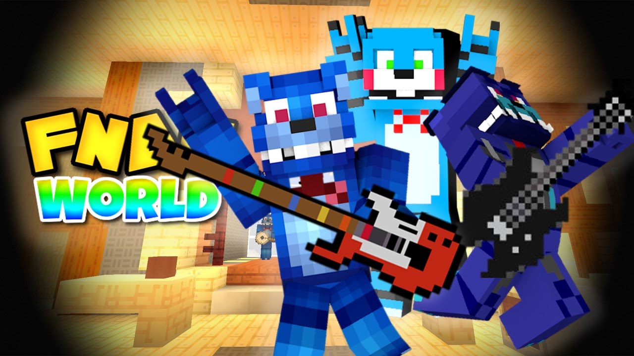 FNAF World ADVENTURE BONNIE! Day 6 (Minecraft Roleplay) - YouTube