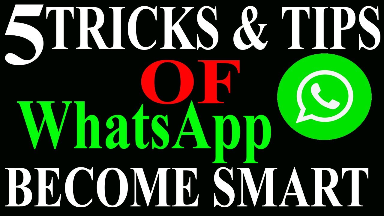 5 TRICKS AND TIPS OF WhatsApp YOU SHOULD KNOW. - YouTube