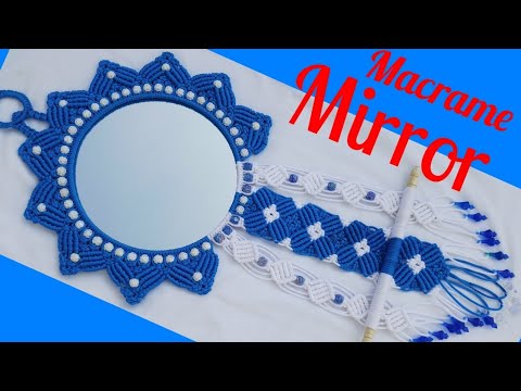 Macrame Mirror (Design No.4) - YouTube
