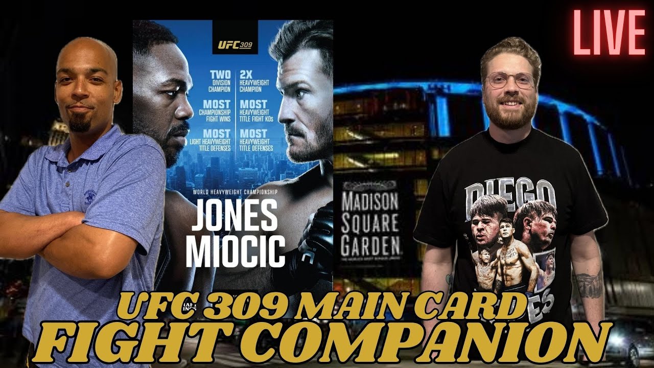 TGO LIVE Fight Companion | UFC 309 Jones vs Miocic MAIN CARD Live Watch ...
