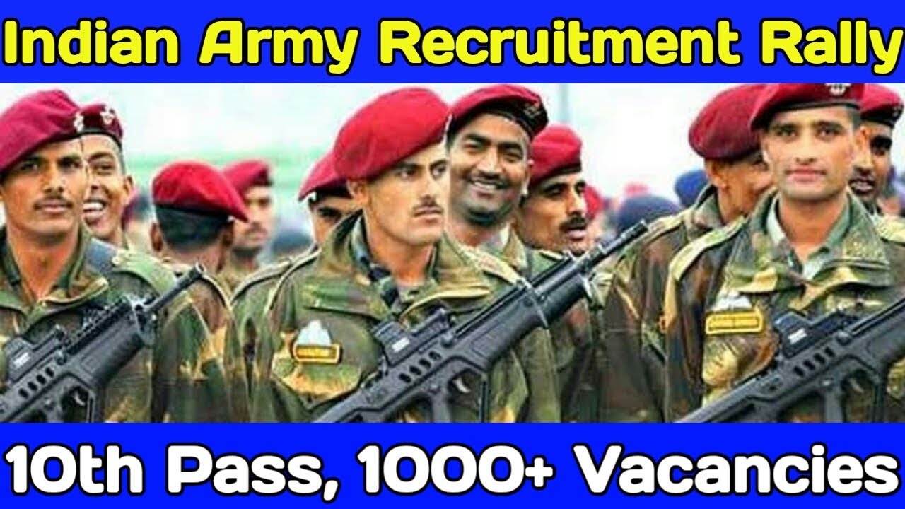 Indian Army Recruitment Rally 2018 | 10th Pass | Apply Now - YouTube