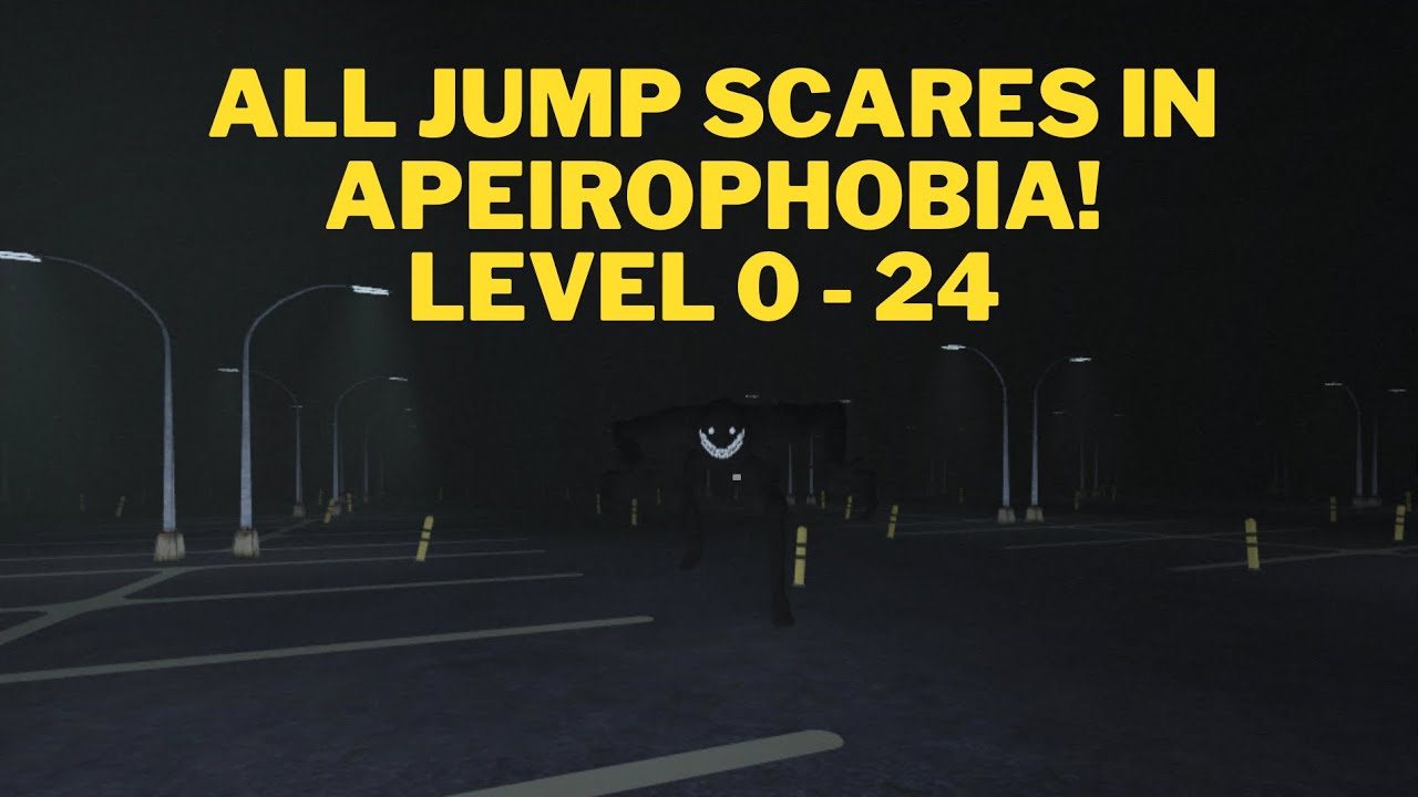 All Apeirophobia jump scares level 0 - 24 - YouTube