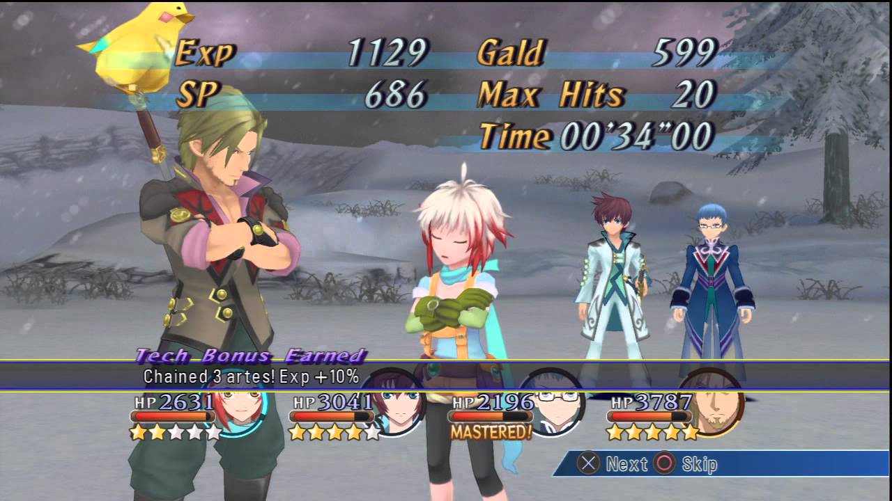 「Tales of Graces F」 Victory ~ "Group 02: Asbel, Hubert, Malik, Pascal ...