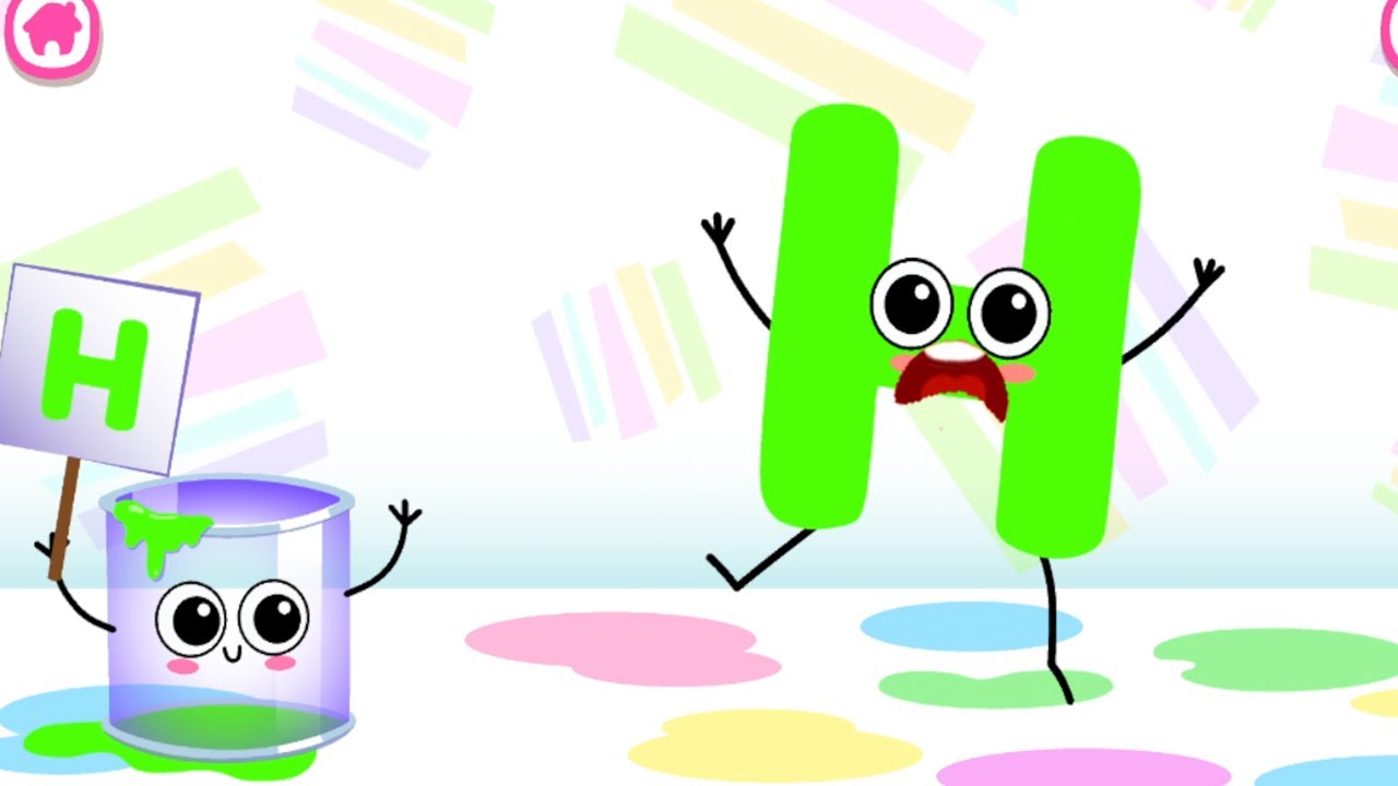 H for HEN - Learn Letter H - Learn to Read Alphabet Letters - Write ...