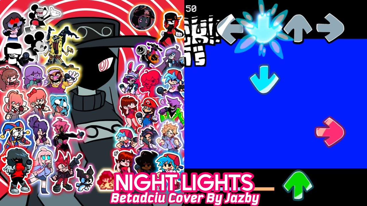 [NIGHT LIGHTS] FNF Betadciu Cover By @Jazby_Torrez, Blue Screen ...