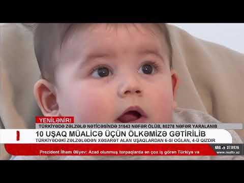10 uşaq və 12 böyük Səhiyyə Nazirliyinin Elmi-Tədqiqat Pediatriya İnstitutuna gətirilib
