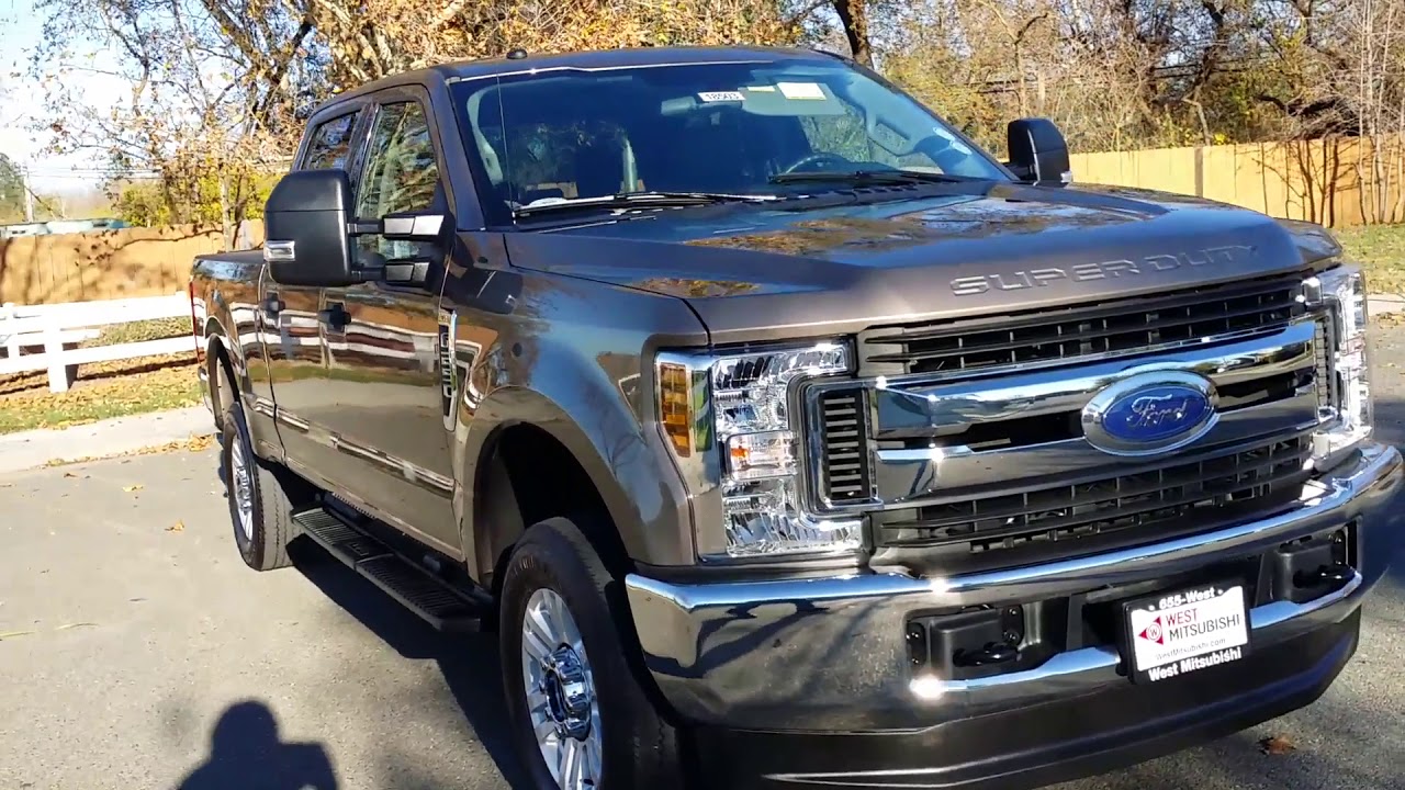 Walk Around Review of 2019 Ford F250 CrewCab 4x4 XLT - YouTube