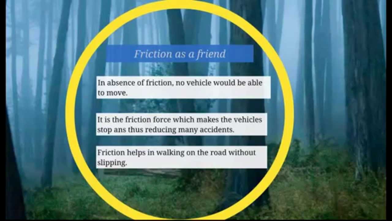Friction as a friend and a foe - YouTube
