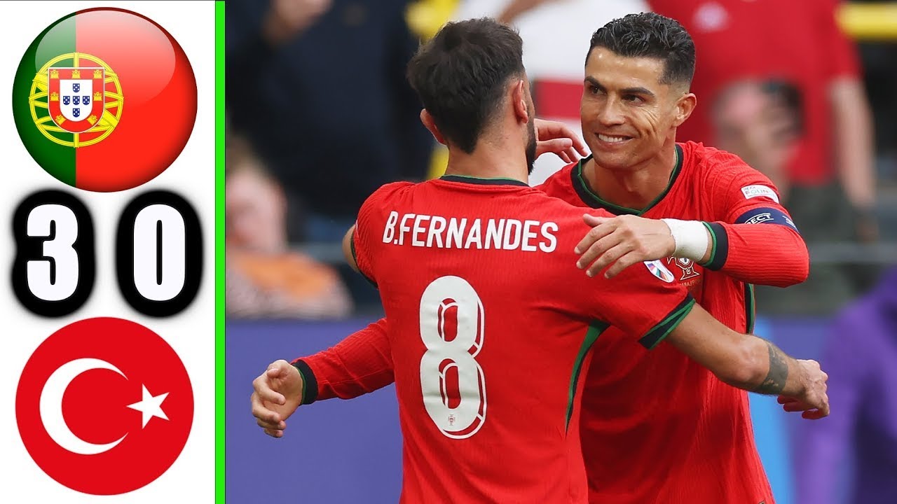 Portugal vs Turkey (3-0) All Goals - HIGHLIGHTS Full Match | Euro 2024 ...