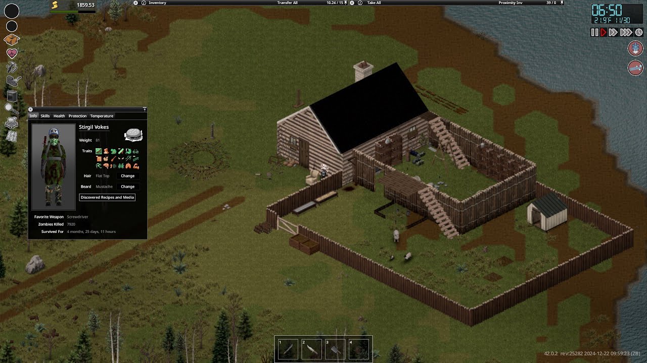 16x Pop Build 42 Cabin in a woods survival (Day 145+) - YouTube