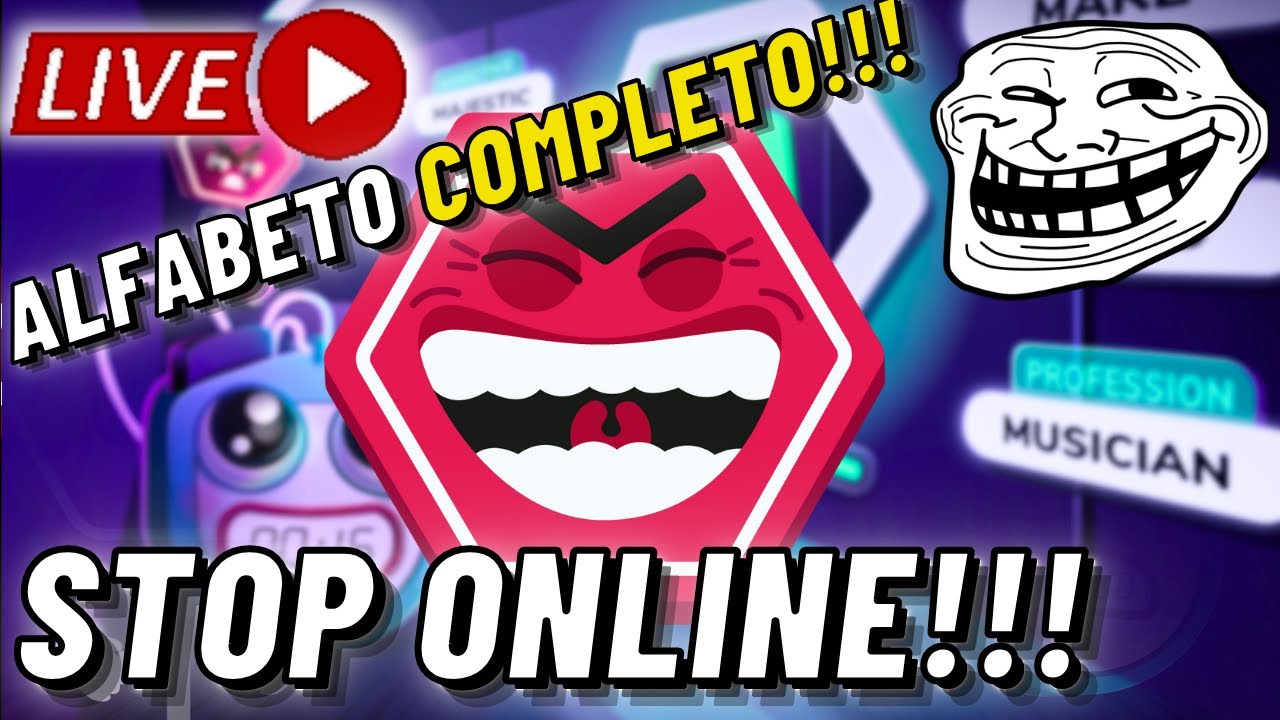 🔴Gameplay Top do Incrível StopotS Ao Vivo Com os Inscritos!!! - YouTube