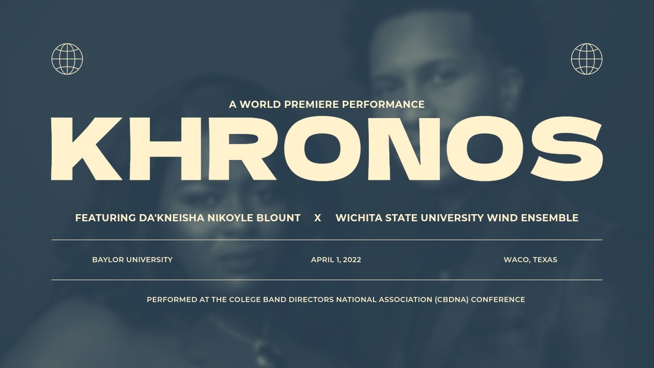 Nikoyle Noel - KHRONOS - World Premiere at CBDNA 2022 - YouTube