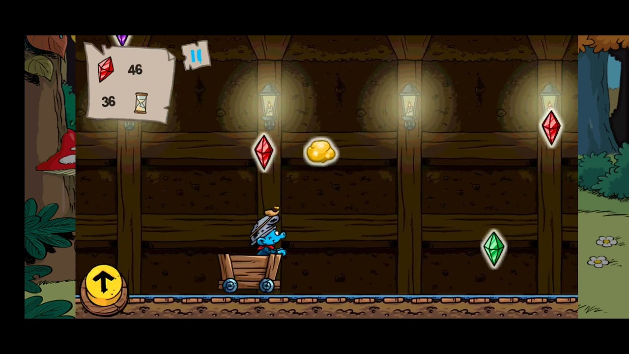 smurfs village game - miner smurf mountain - YouTube