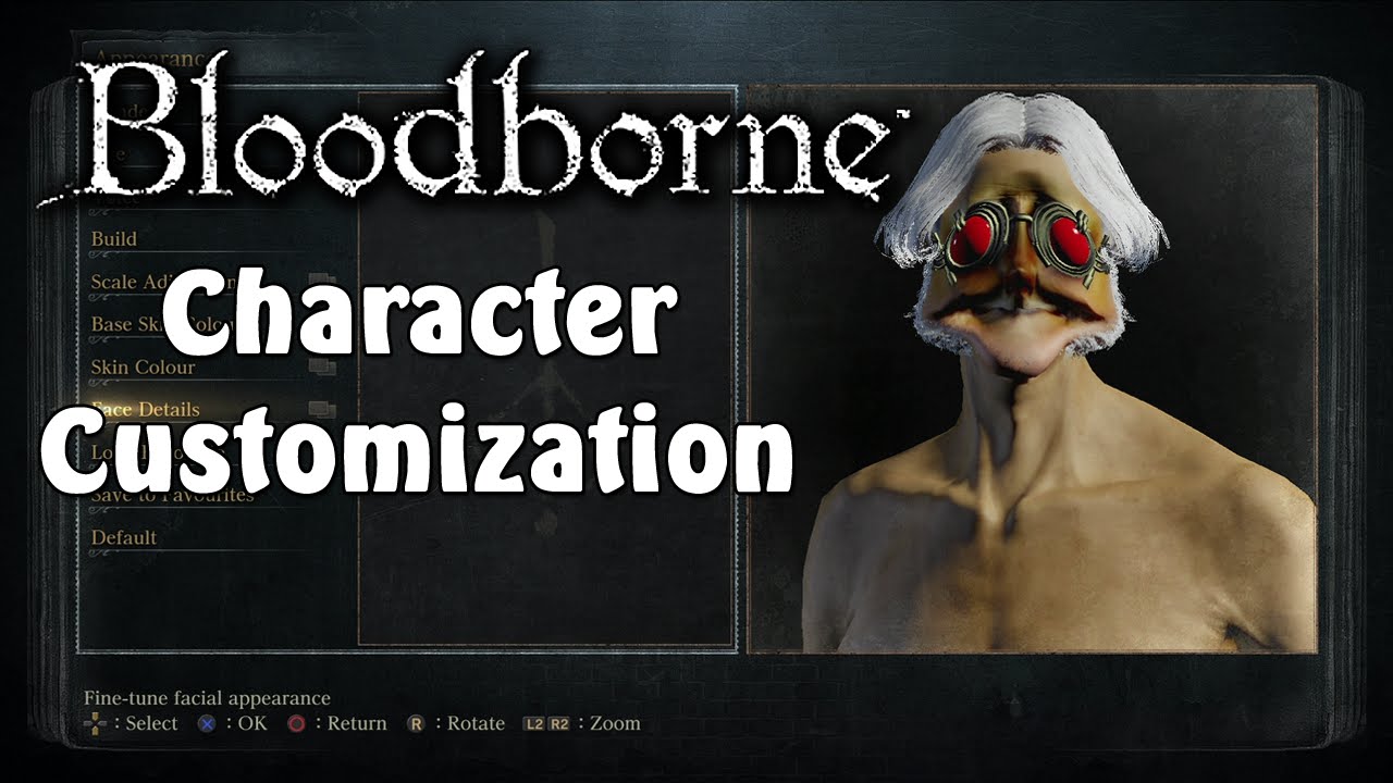 Bloodborne (PS4) Character Customization [Male] - YouTube