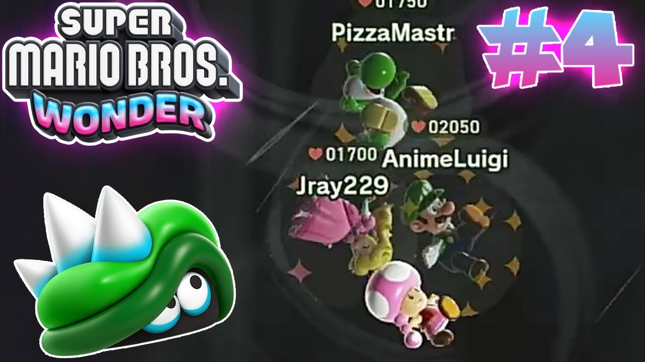 Super Mario Bros. Wonder (4 Player Online w/ Friends) Part 4 | [LSF ...