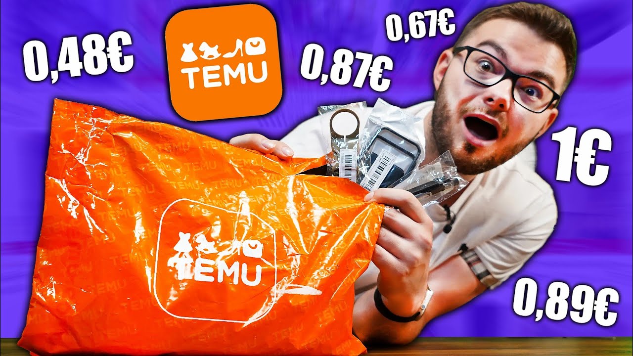 J'AI ACHETÉ DES OBJETS A -1€ SUR TEMU ! (Unboxing) - YouTube