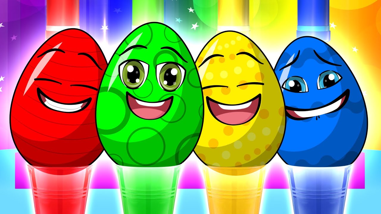 Learn Colors With Surprise Eggs - Colors For Kids Children Nursery ...