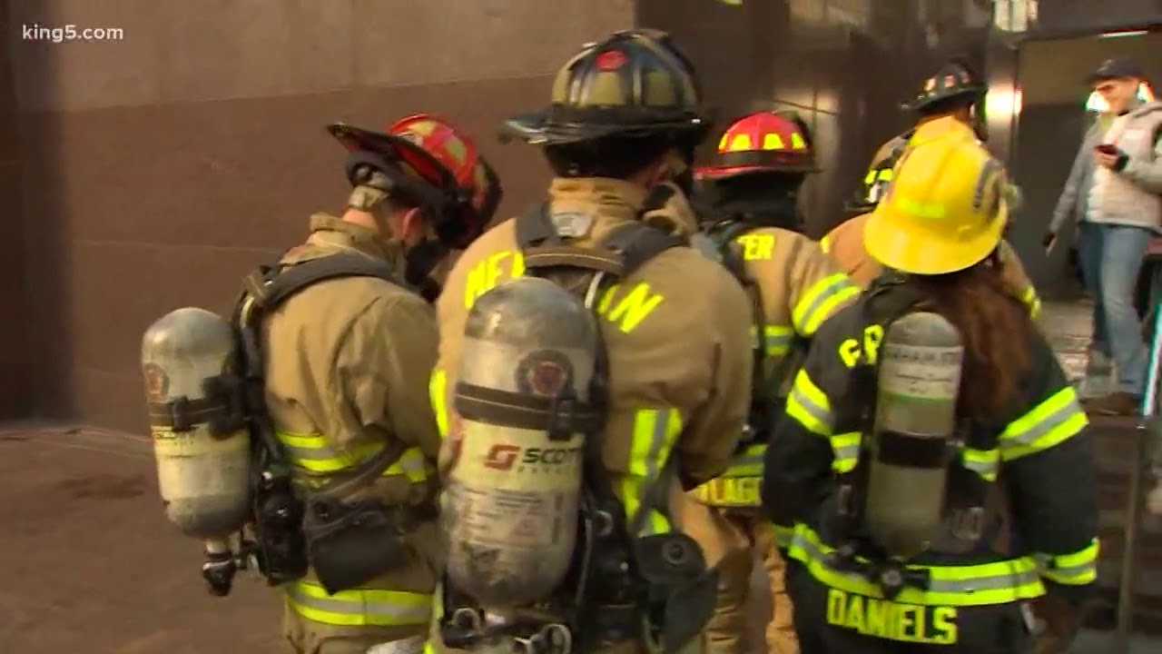 Firefighter stairclimb at Columbia Tower - YouTube