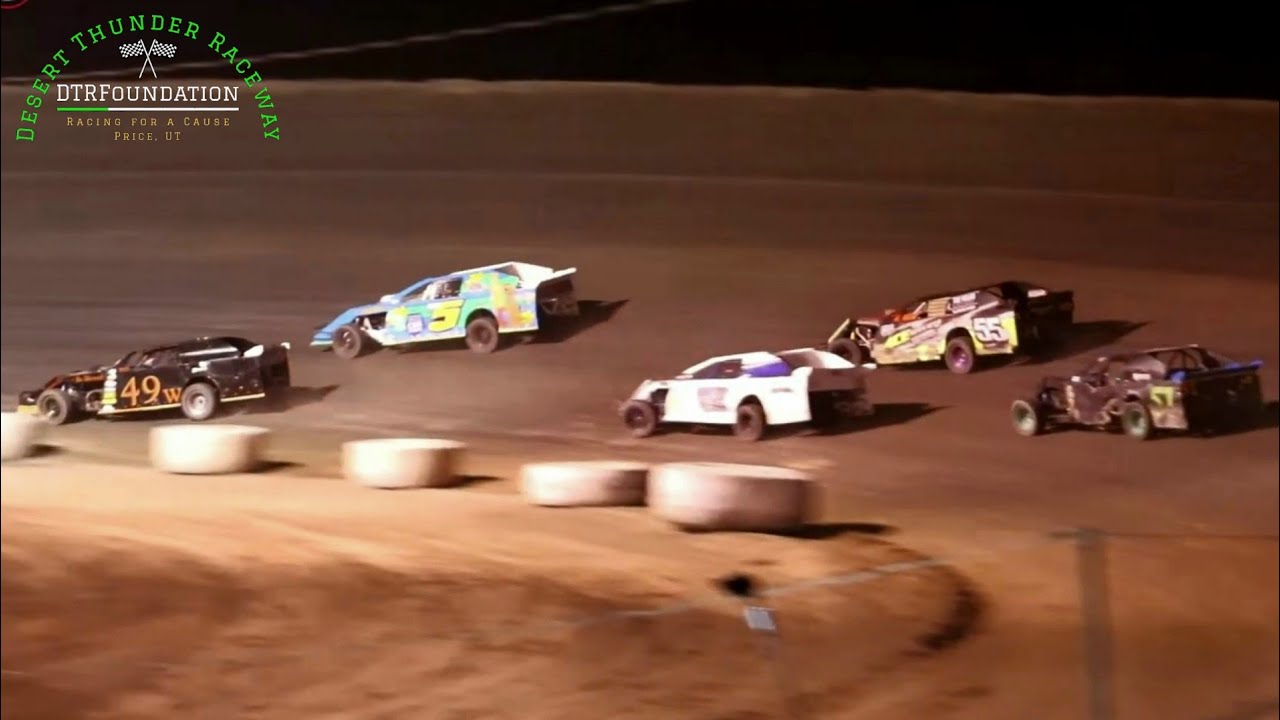 Desert Thunder Raceway IMCA Northern SportMod B-Main #1 9/25/20 - YouTube