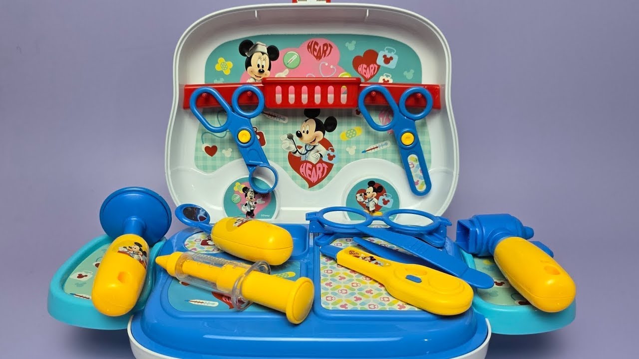Disney Minnie Mouse Friends Doctor Set Satisfying with Unboxing Toys ...