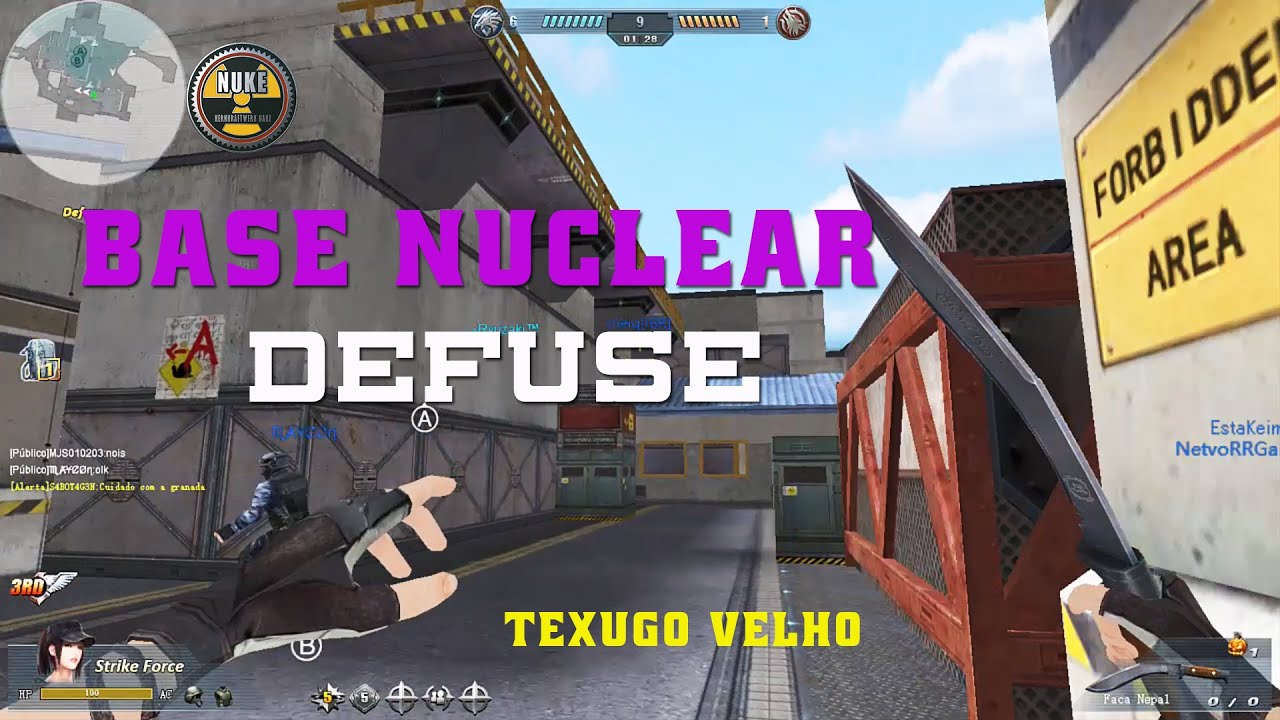 DEFUSE BASE NUCLEAR (NUKE) - TEXUGO VELHO - BLOOD STRIKE - YouTube