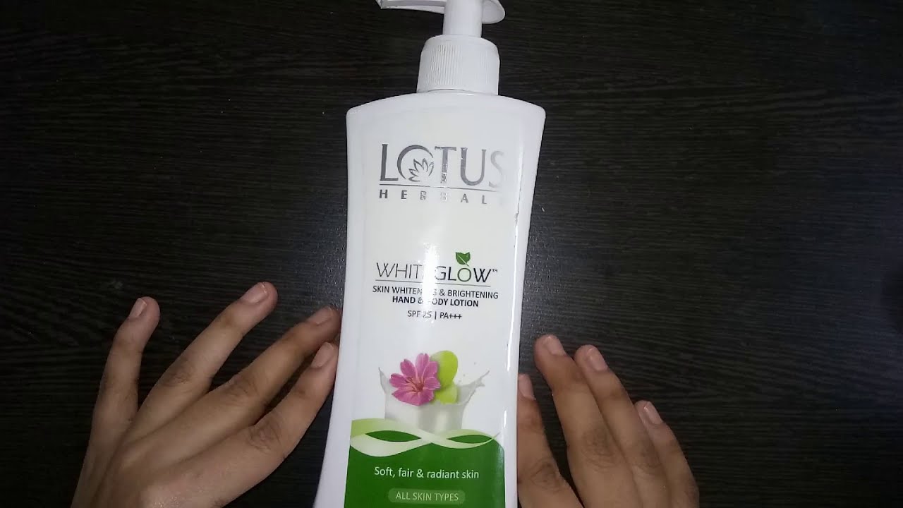 Lotus Herbal White Glow Body Lotion Review | Whitening and Brightening ...