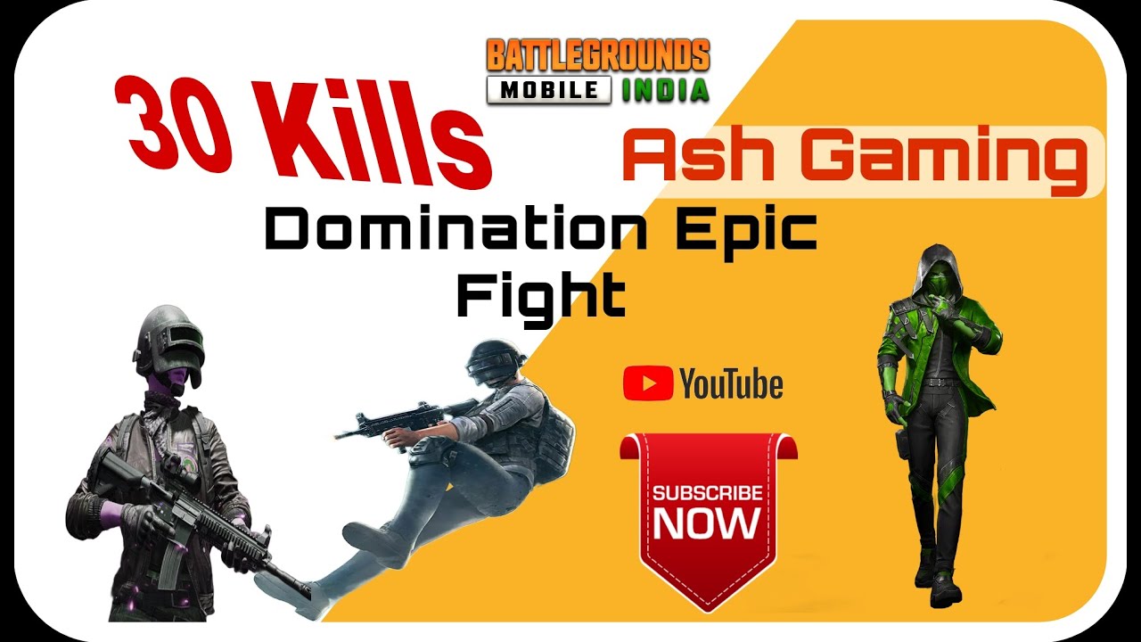 30 Kills | Bgmi TDM | Epic Domination Fight | Ash Gaming | BGMI TDM | Must Watch - YouTube