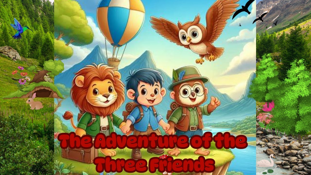 The Adventure of the Three Friends|English Story|Kids Story|Animated ...