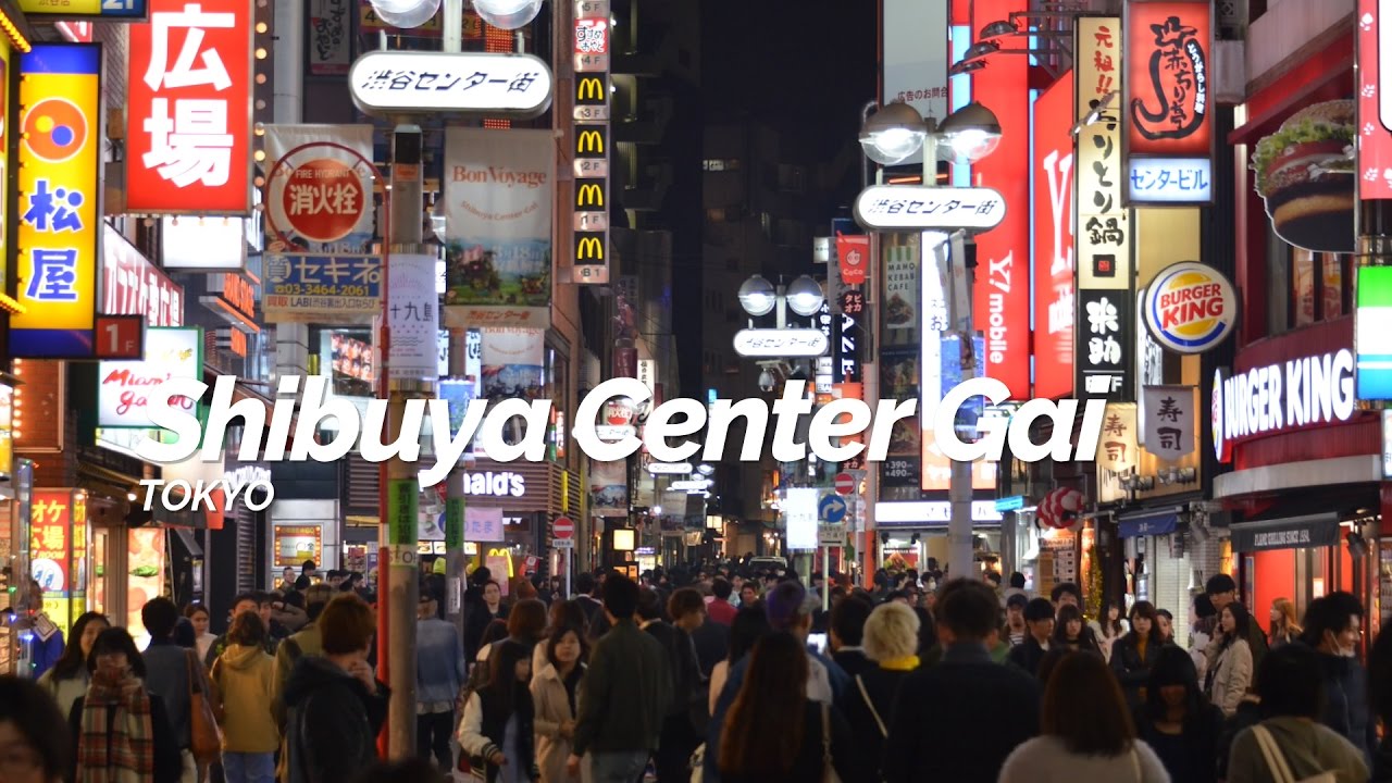 Shibuya Center Gai,Tokyo | Japan Travel Guide - YouTube